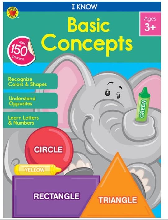 I Know: Basic Concepts Activity Book Grade PK-1 - Corner Bookstore